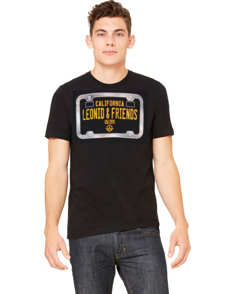 Shirt, Official Leonid & Friends Licence Plate – iMediaTV.net